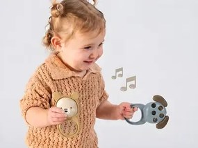 TAF TOYS Chrastítko Sound Discovery Duo Bell  Clapper / Sada 2 ks / Si