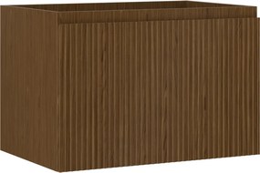 Mexen Rivel, koupelnová skříňka 70 cm, 1 zásuvka, drážkovaná, ořech, 91A20-07047-1-BF86