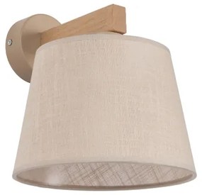 Brilagi - Nástěnná lampa LATTE SABIA 1xE27/15W/230V borovice/béžová