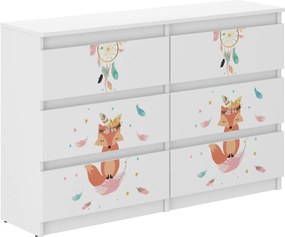 Wooden Toys Dětská komoda R-120 LISEK