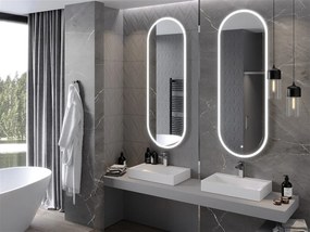 Mexen Bono, LED koupelnové zrcadlo s podsvícením 55 x 155 cm, 6000K, ochrana proti zamlžování, 9816-055-155-611-00