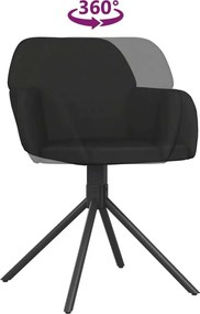 vidaXL Otočné jídelní židle 2 ks samet [344746] Barva: Tmavě zelená