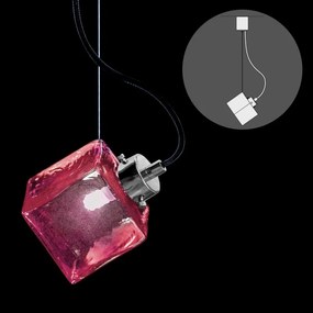 Moderní svítidlo DANCING CUBE-ROSE-NI (Stropní růžice) - ARTGLASS