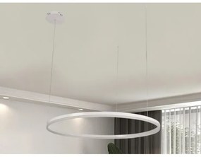 LED Stmívatelný lustr na lanku LED/55W/230V 3000-6500K + dálkové ovládání