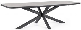 BIZZOTTO Zahradní jídelní stůl ISACCO 240x110 cm antracit