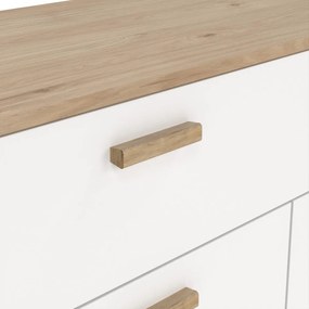 FALCO Komoda Iker 714 jackson hickory/bílá