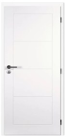 Doornite Dakota Interiérové dveře 60 P, 646 × 1983 mm, lakované, pravé, bílé, plné