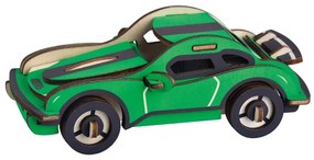 Woodcraft Dřevěné 3D puzzle Hurricane závodní auto