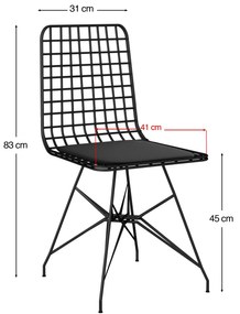 ASIR Jídelní set BNDY černý