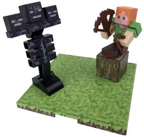 Minecraft akční figurky, doplněk pro magnetické stavebnice (SKLAD) Varianta: Alex a Wither