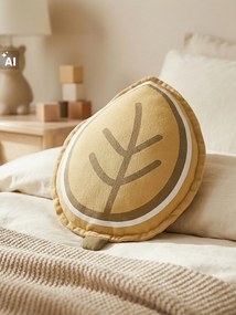 Sinsay - Dekorační polštář ve tvaru listu - béžová