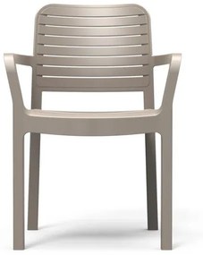 Plastová židle CHLOE, cappuccino