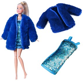 Šatičky pro panenku Barbie (30 cm) Barva: T