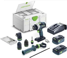 Festool AKU příklepový vrtací šroubovák TPC 18/4 5,0/4,0 I-Set/XL 577622