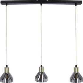Závěsná lampa Gregory 3xE14 na liště
