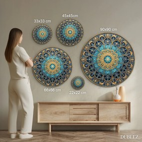 DUBLEZ | Mandala na zeď - Veritas | UV tisk, Premium