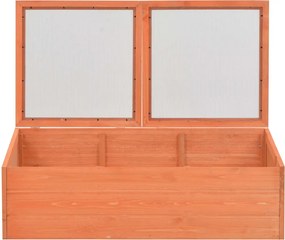 Skleník dřevěný 100 x 50 x 34 cm 170647