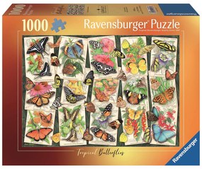 Puzzle ravensburger 120010845 tropičtí motýli