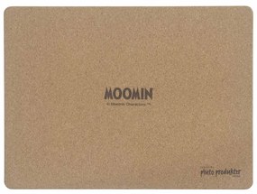 Pluto Design Korkové prostírání Moomin - set 2 ks, zelená barva, dřevo, korek