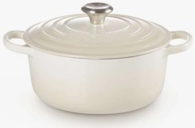 Le Creuset Signature - Pekáč kruhový s poklicí, objem 2,4 l, meringue 21177207164430