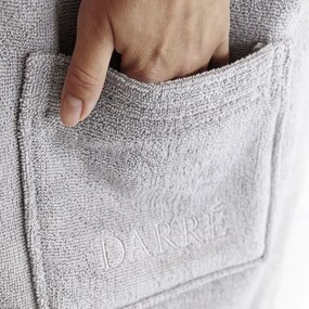 Pánský bavlněný froté kilt do sauny a wellness Comfort světle šedý
