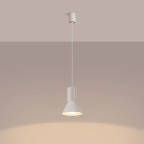 Sollux Lighting Závěsná lampa ESTRIA 1 béžová