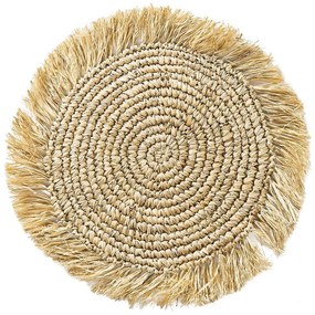 Butlers RAFFIA Prostírání se střapci 41 cm - přírodní