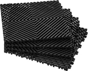 Drenážní rohož Modulární zámková rohož 30,5 × 30,5 cm Drenážní podlahová dlažba