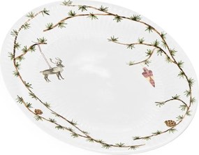 Porcelánový tác s vánočním motivem 27x34 cm Hammershøi Christmas – Kähler Design
