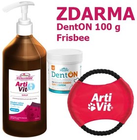 Artivit sir. 1000 ml + DentOn 100g a frisbee pro psy zdarma