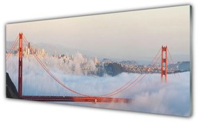 akrylový obraz Mosty Architektura 125x50 cm