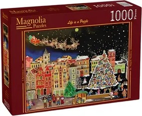 MAGNOLIA Puzzle Vánoční čas / 1000 dílků / 68 x 48 cm