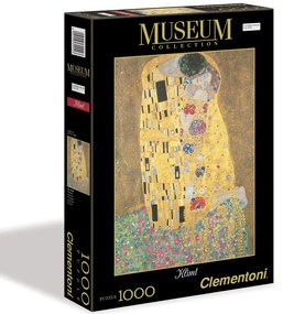 Clementoni - Puzzle Museum 1000 Klimt-Polibek