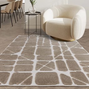 Tribeca Design Kusový koberec Stooges Method Sand Rozměry: 80x150 cm