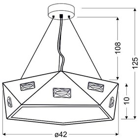 Lustr na lanku NEMEZIS 3xG9/40W/230V