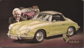 Plechová cedule Porsche 1600