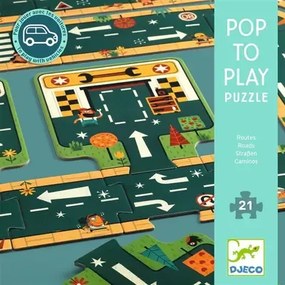 DJECO Pop to Play / Puzzle hra / DJ07162