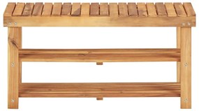 Botník 90 x 32 x 46 cm masivní akáciové dřevo - Default Title