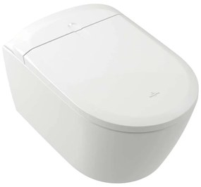 Villeroy & Boch ViClean - Elektronický bidet s keramikou, závěsný, DirectFlush, CeramicPlus, SoftClosing, alpská bílá V16EN2R1