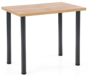 Jídelní stůl Modex 2 Mini, dub wotan / černá