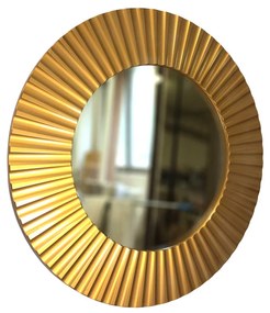 Amadeus Kulaté zrcadlo LEA 90cm Zlatá barva
