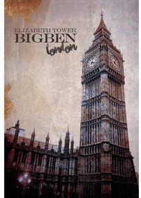 Cedule Big Ben - Londýn