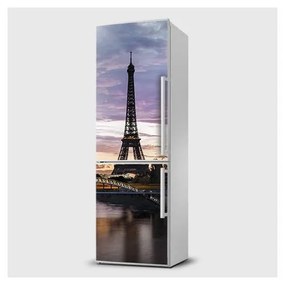 E-shop24, Pi51SL1223, Rozměr 65x180 cm, Fototapeta samolepící na lednice - Eiffelová věž