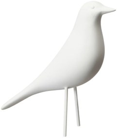 Dekorativní ptáček Bird White 16 cm Wikholm Form