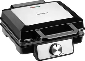 Concept VF3060 černá / Vaflovač / 1400 W / 2 vafle / obdélníkové