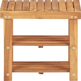 vidaXL Botník 50 x 32 x 45 cm masivní akáciové dřevo [45929]