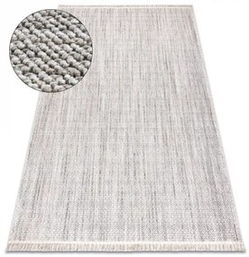 koberec NANO FH93A Melange, smyčkový, plošně tkaný šedá velikost 240x330 cm | krásné koberce cz