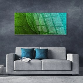 akrylový obraz Abstrakce Listy Rostlina 125x50 cm