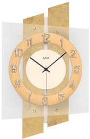 Designové nástěnné hodiny 5533 AMS řízené rádiovým signálem 46cm