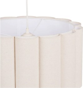 Béžové lněné závěsné svítidlo ø 45 cm Watton – House Nordic